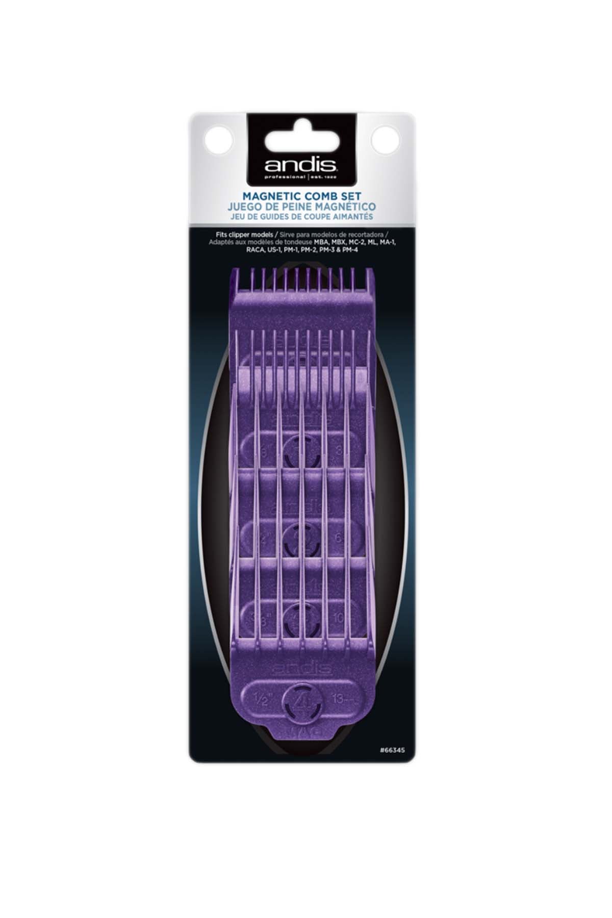 Andis | Single Magnetic Small Comb Set (5pcs) - essence beauty