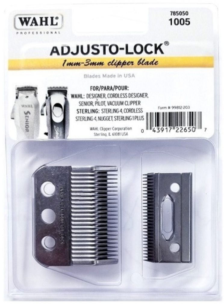 Wahl | 3 Hole Adjusto-Lock Clipper Blade (#1005) - essence beauty